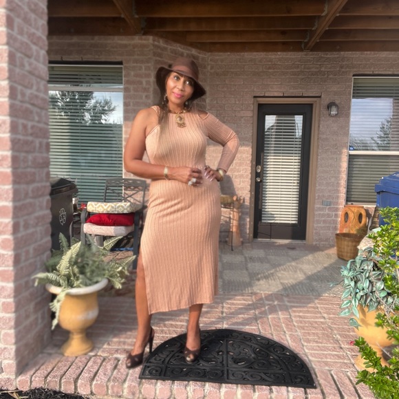 ASOS | Dresses | Rich Camel Colored Dress By Asos The Perfect Dress For ...